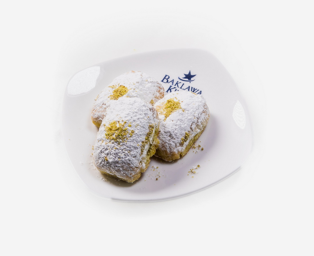 Small Mammoul w/ Pistachio – Baklawa King – Finest Middle Eastern Pastries